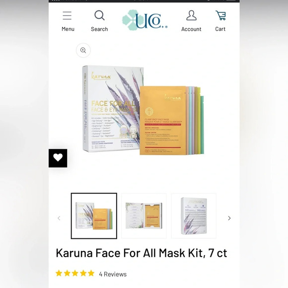 Karuna | Skincare | New In Sealed Box Karuna Face For All Mask Kit 7 Ct ...